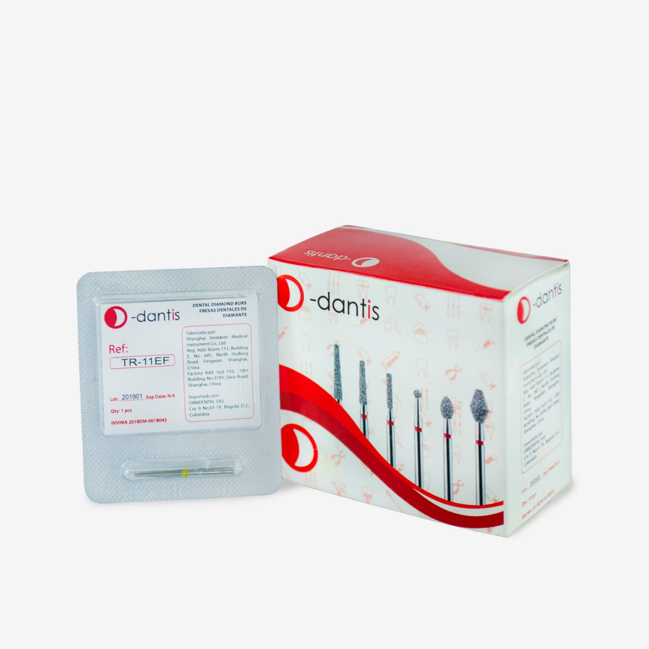 Fresas de diamante D-DANTIS | ORBIDENTAL SAS